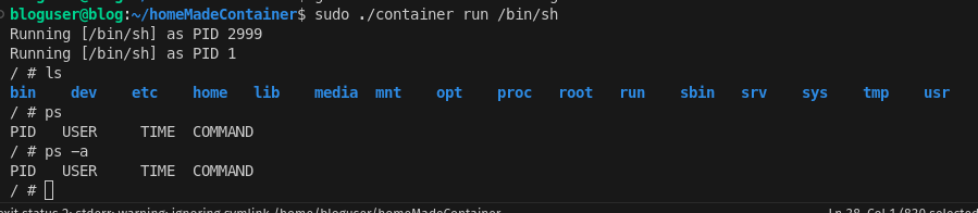 Building a Homemade Container from Scratch with Go